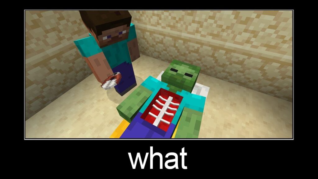 Minecraft wait what meme part 182 (scary headless Steve) – YouTube ...